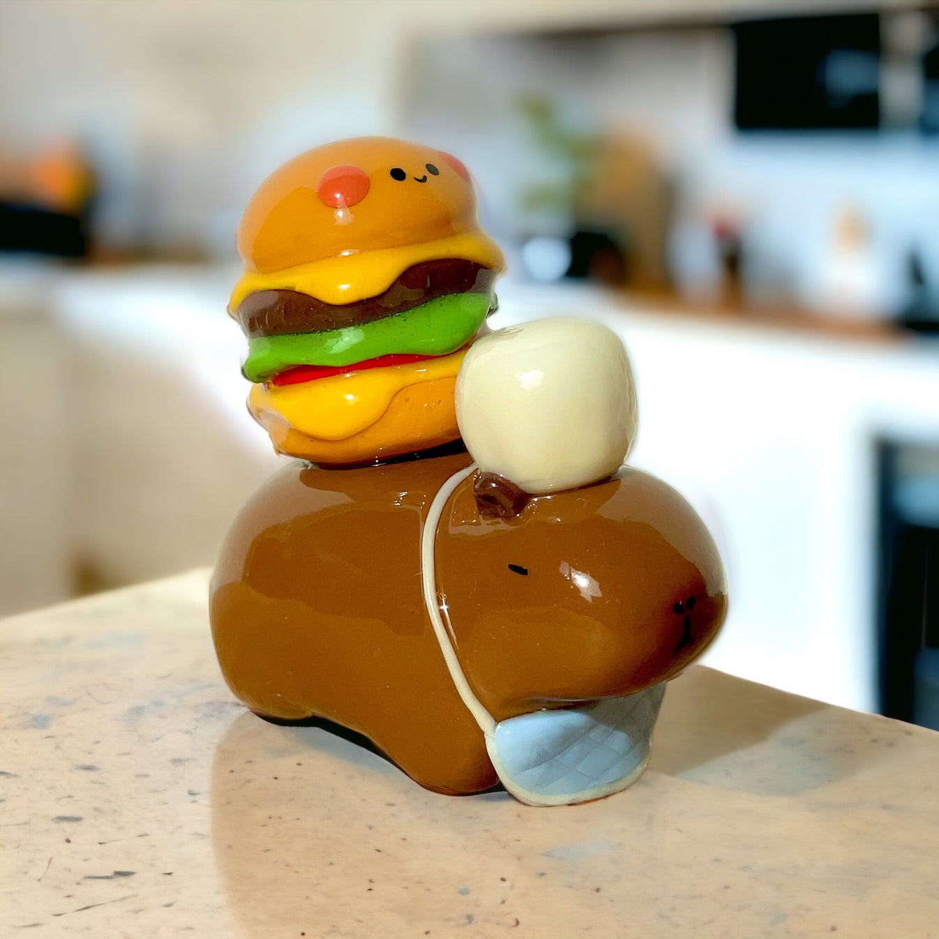 🧑‍🍳 Chef Capy with Burger 🍔 – Suspicious Farm
