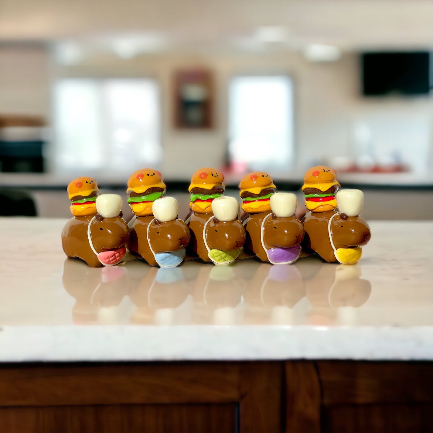 🧑‍🍳 Chef Capy with Burger 🍔 – Suspicious Farm