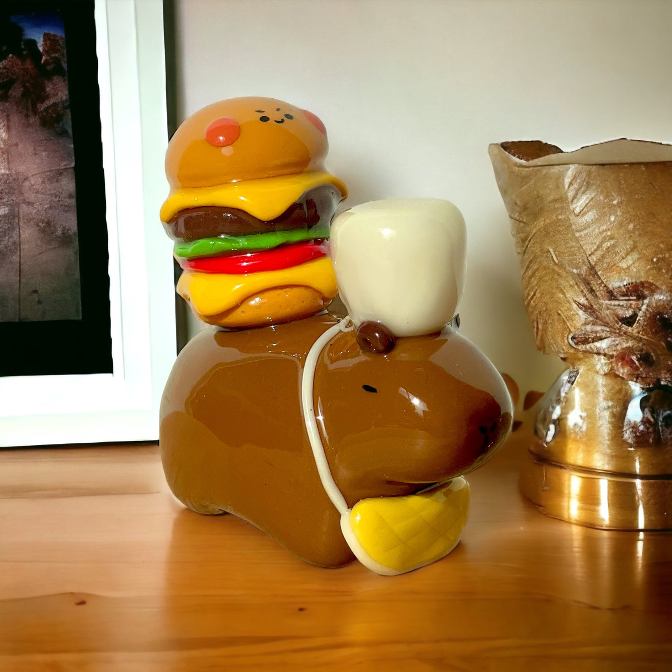 🧑‍🍳 Chef Capy with Burger 🍔 – Suspicious Farm