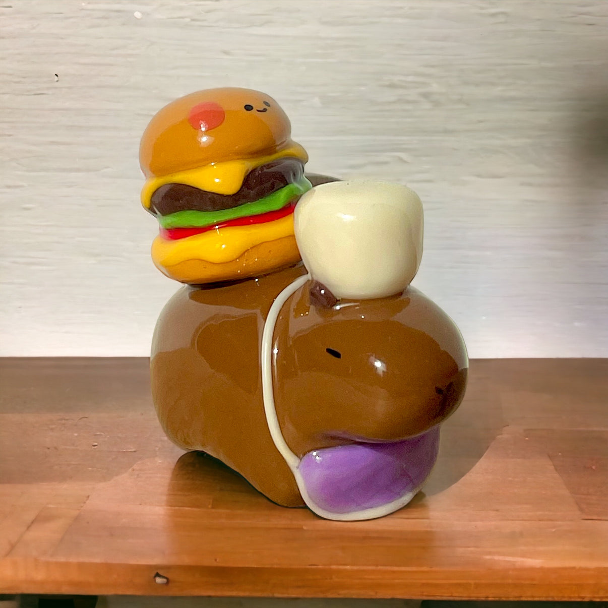 🧑‍🍳 Chef Capy with Burger 🍔 – Suspicious Farm
